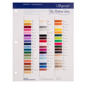 Superior Threads Thread Color Cards | SuperiorThreads.com