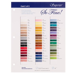 Superior Threads Thread Color Cards | SuperiorThreads.com