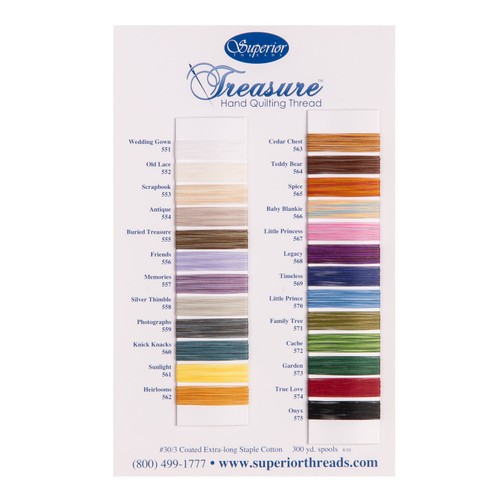 Treasure Color Card | SuperiorThreads.com