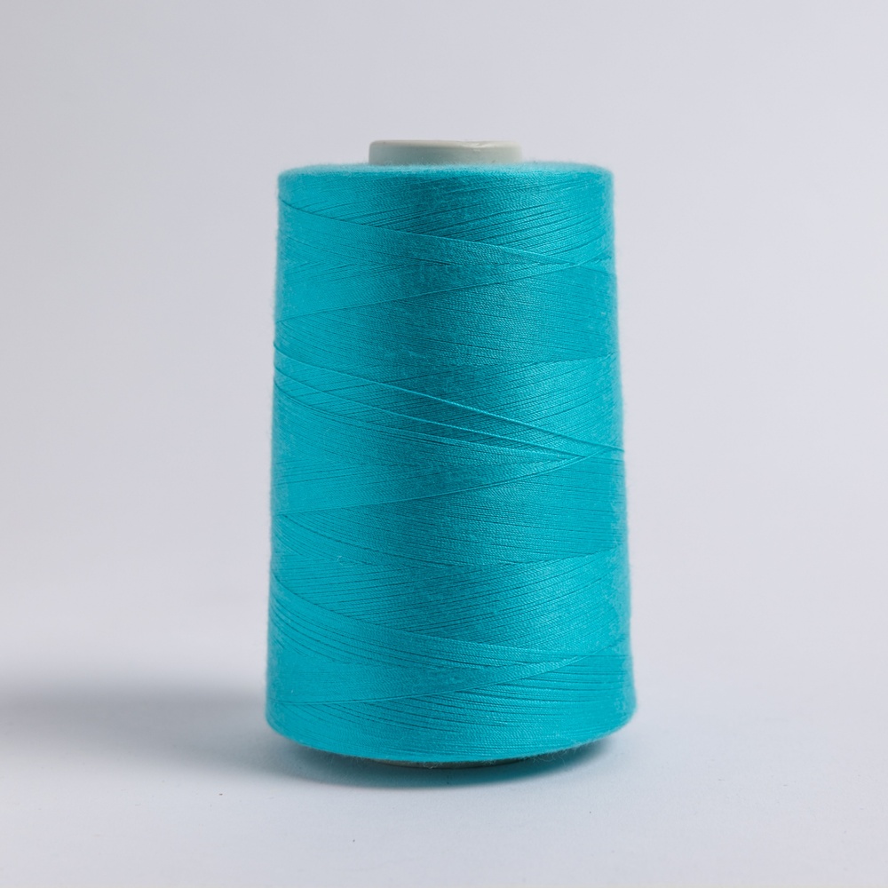 OMNI Medium Turquoise Polyester Thread Cone