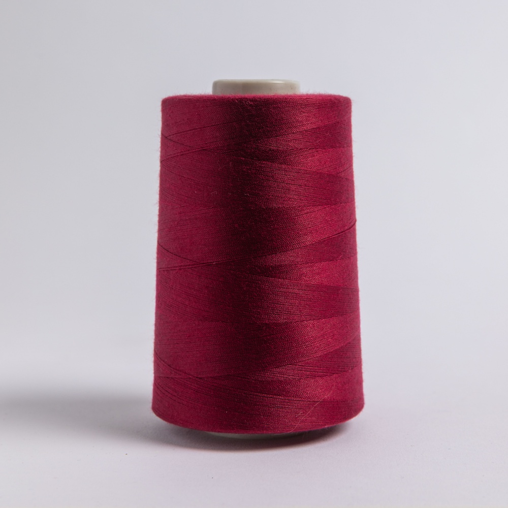 OMNI Cranberry Polyester Thread Cone