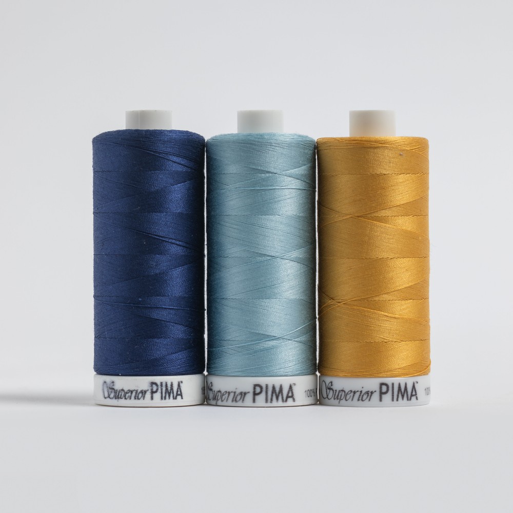 PIMA Cotton - Superior PIMA 3 Spool Set - Paisley | SuperiorThreads.com
