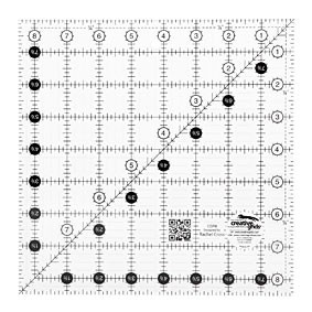 Creative Grids Ruler - 8 1/2" Square | SuperiorThreads.com