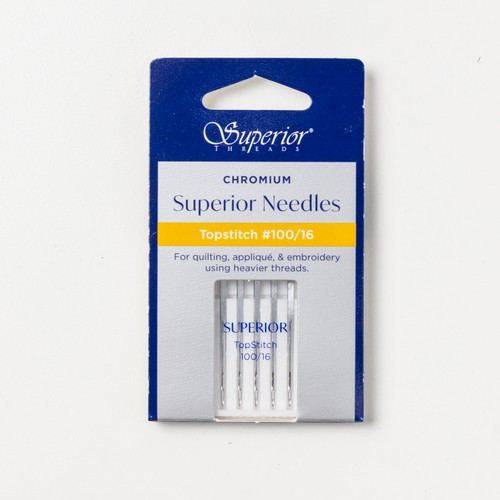 Chromium Topstitch Needles #100/16 | SuperiorThreads.com