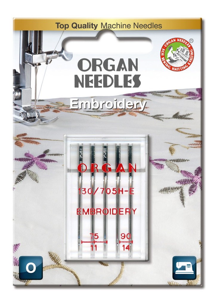 Embroidery Needle Combo – Sizes 75–90