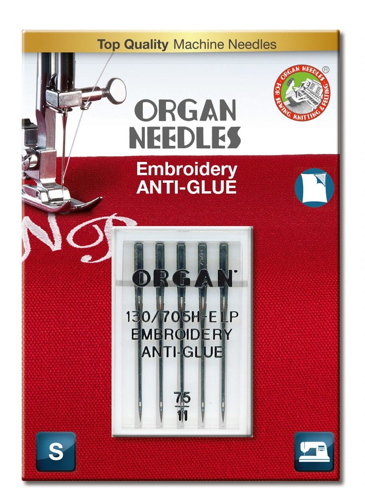 75/11 Anti-Glue Embroidery Needles